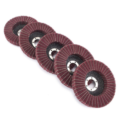4.5 Inch Nylon Fiber Flap Polishing Wheel Buffing Pad Grinding Disc 1/2 ...