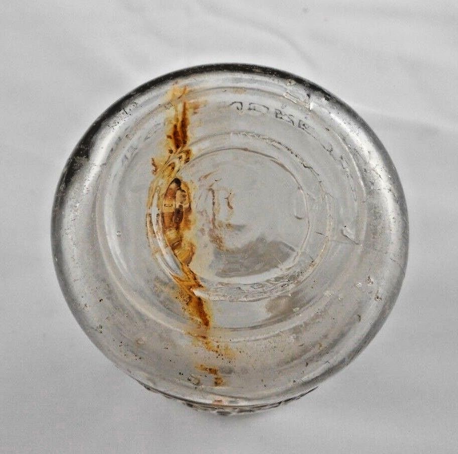 Vtg Wanzer Dairy Chicago Milk Bottle Half Pint IL ILL Illinois early ...