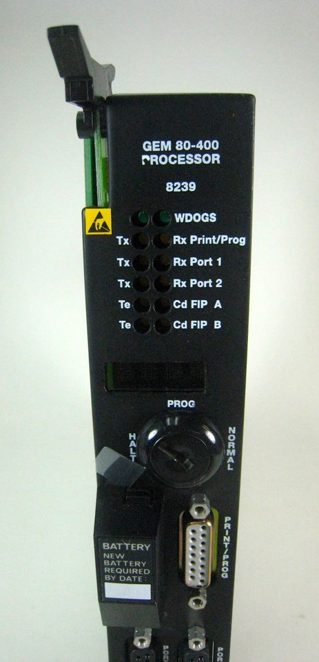 GEM 80-400 PROCESSOR 8239-4018 WITH WORLDFIP FIELDBUS INTERFACE by ...