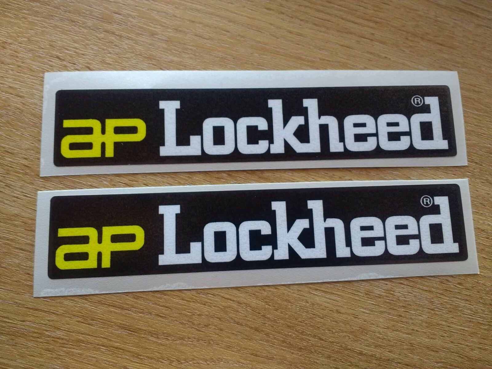 2x AP LOCKHEED stickers Car / Motorcycle - 160mm length | eBay Australia