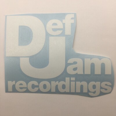 Def Jam Recordings Logo High Quality Die Cut Sticker Hip Hop Rap Old ...