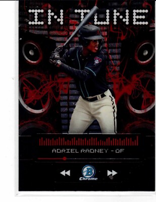 Adriel Radney Arizona Diamondbacks 2024 Bowman Chrome Draft In Tune ...