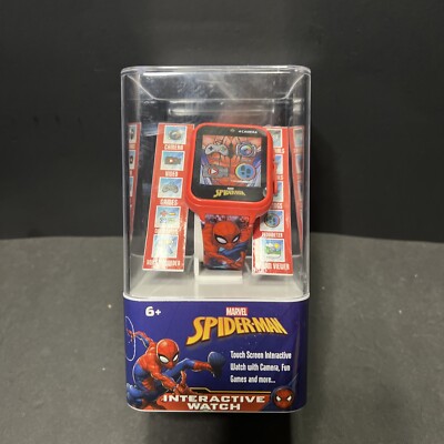 Marvel Spiderman Smart Interactive Touch Screen Watch w Camera Games ...