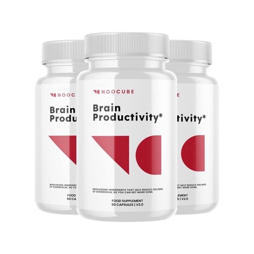 3-Pack Noocube Brain Productivity Pills, Cognitive & Memory Support-180 ...