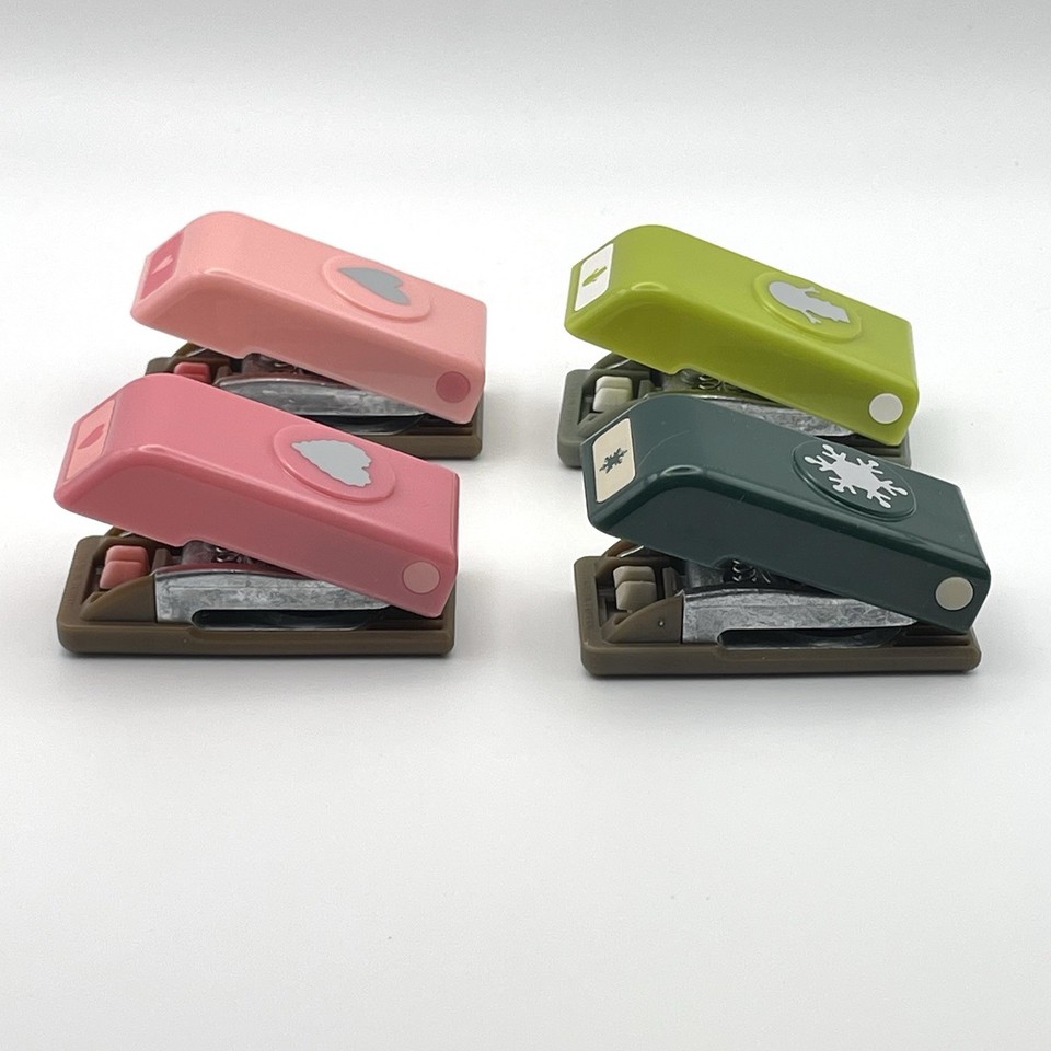 Creative Memories Lovable Snowflake Snowman Mini Pocket Punches Lot of ...