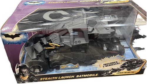 Mattel Batman: The Dark Knight Stealth Launch Batmobile With Bat-Pod ...