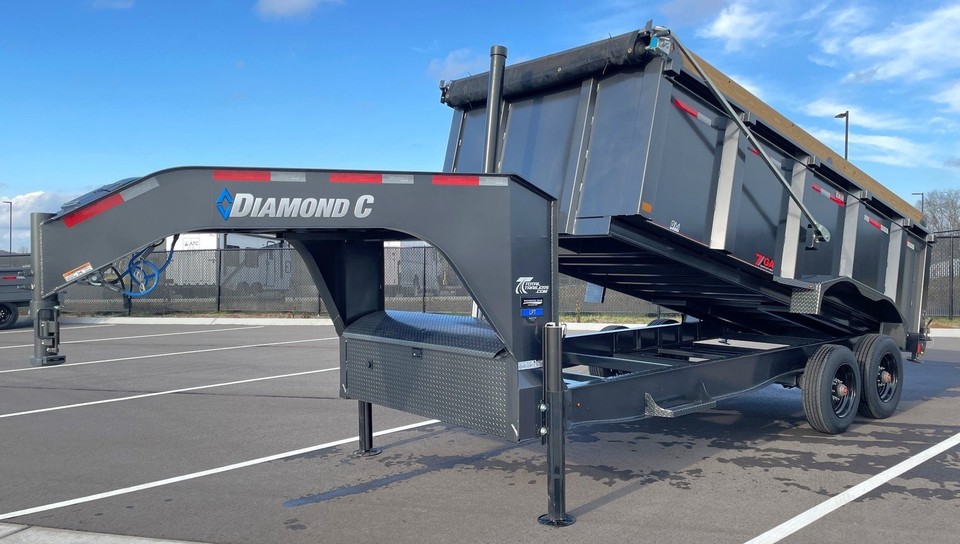 2026 Diamond C Trailers LPT 210 - GN 48" Sides 16' Dump Trailer | eBay