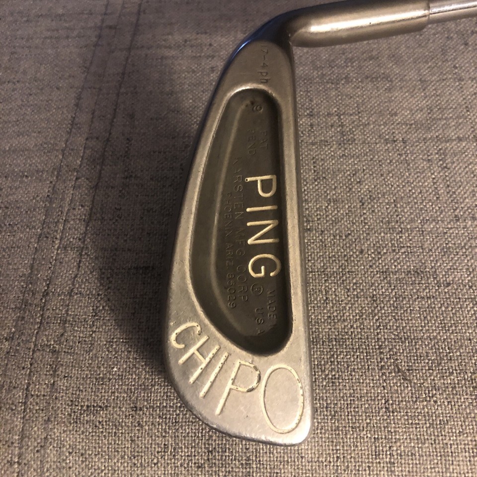 Rare Vintage Ping Chip O Chipper With ZZ Lite Shaft With Leather Grip ...