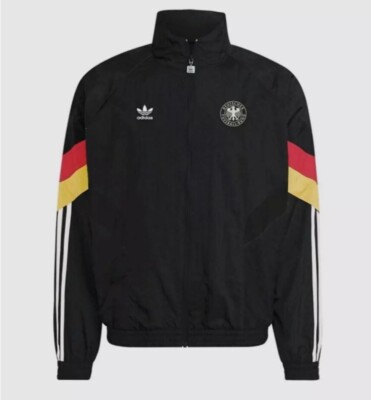 Adidas Deutschland DFB Woven 1996 Trainingsjacke Schwarz IY7049 NEU | eBay