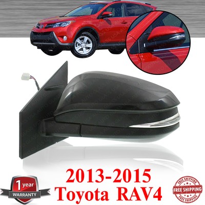 Power Glass Mirror Paintable Driver Side For 2013-2015 Toyota Rav4 | eBay