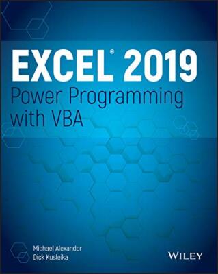 Excel 2019 Power Programming with VBA, Alexander, Micha 9781119514923| eBay