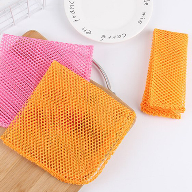 2pcs Innovative Dish Washing Net Cloths Dry Mesh Washing Cloths | eBay