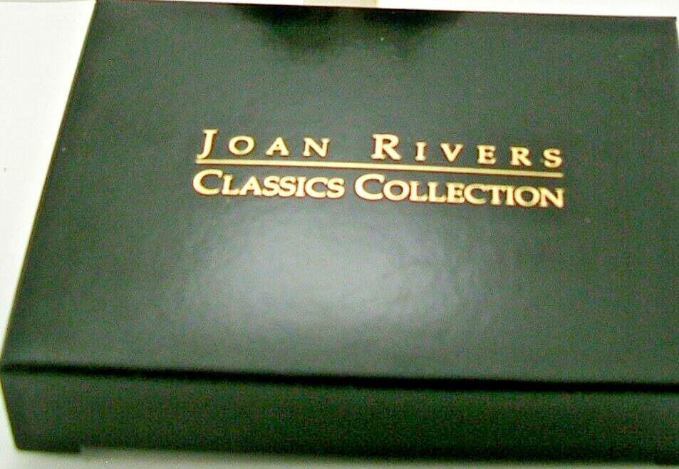 Joan Rivers Necklace yellow gold 18kt 3 Strand bib 34" Box Logo Insert ...