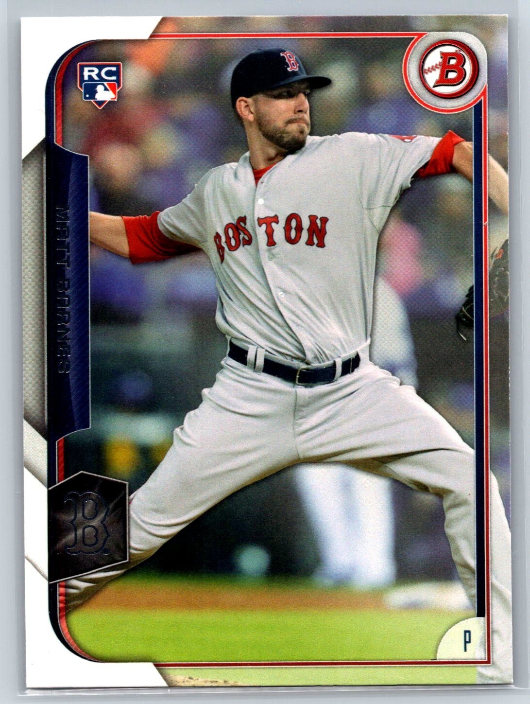 2015 Bowman Matt Barnes Rookie Boston Red Sox RC #143 | eBay