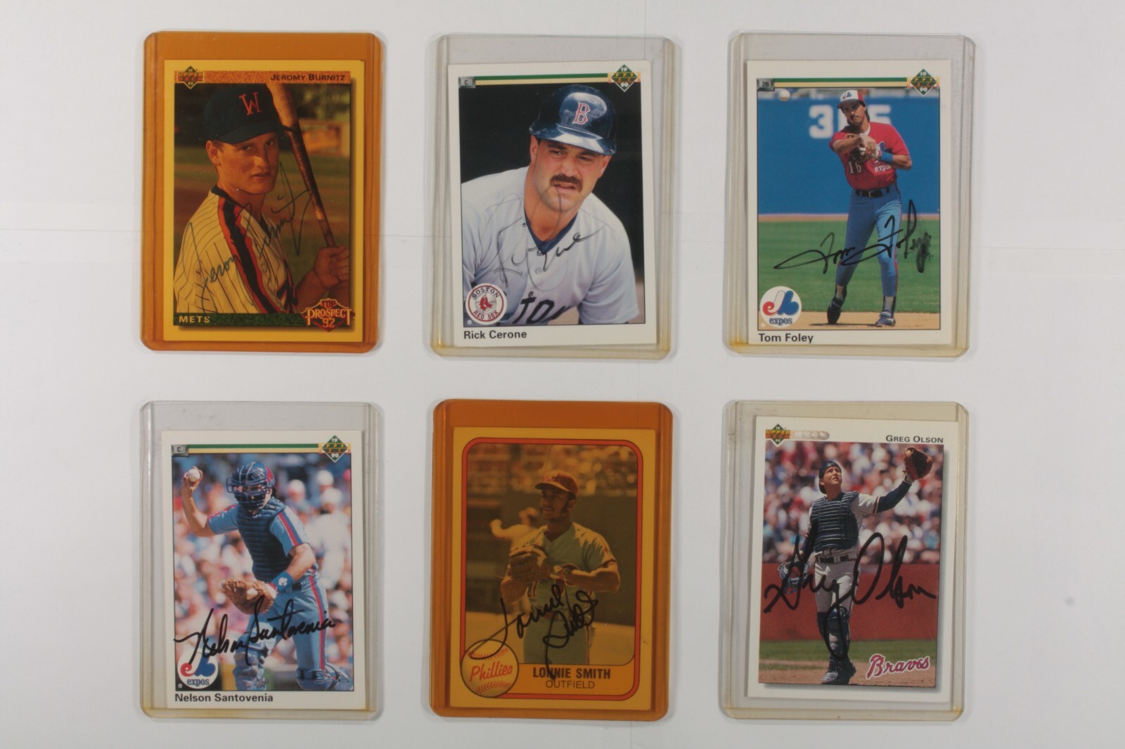 Lot Of 12 Collectible Auto Baseball Cards, Some Modern, Some Vintage | eBay