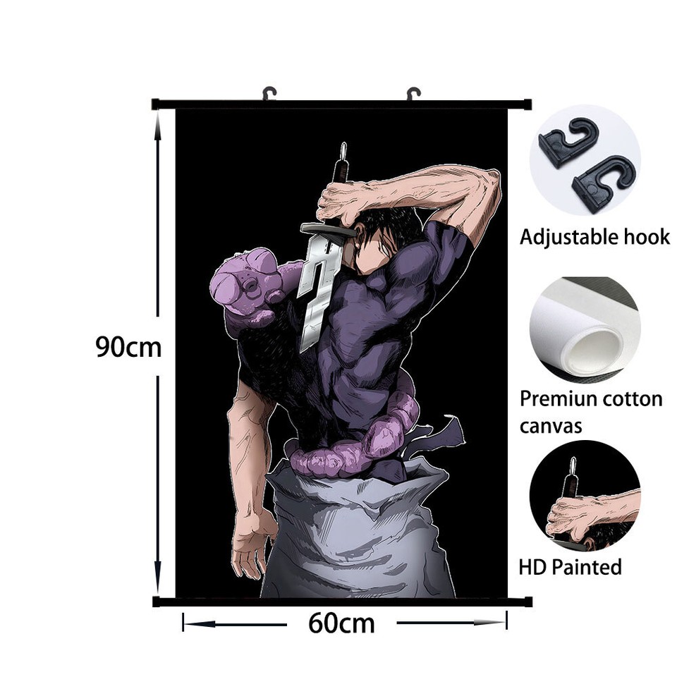 Anime Game Poster Role Fushiguro Toji Hd Painting Wall Scroll Poster ...