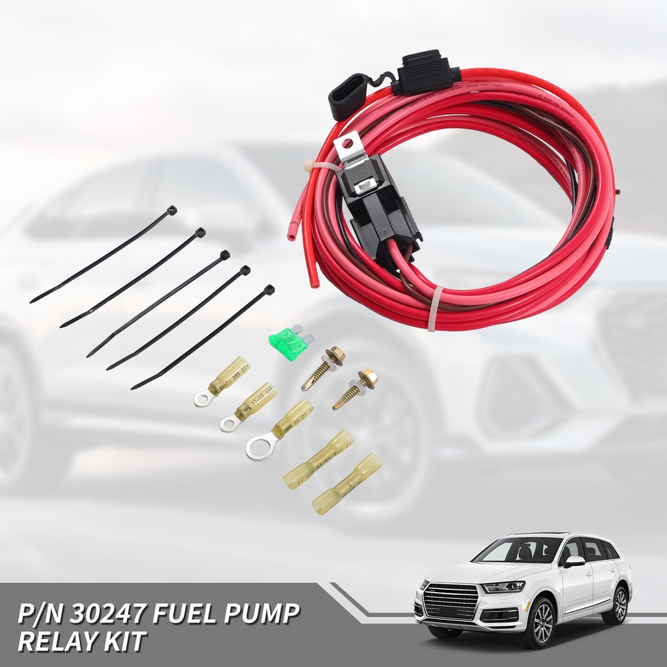 Electric Fuel Pump Relay Kit Fuel Pump Wiring Harness Kit Relay Bypass ...