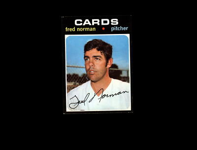 1971 Topps 348 Fred Norman EX #D1,185655 | eBay