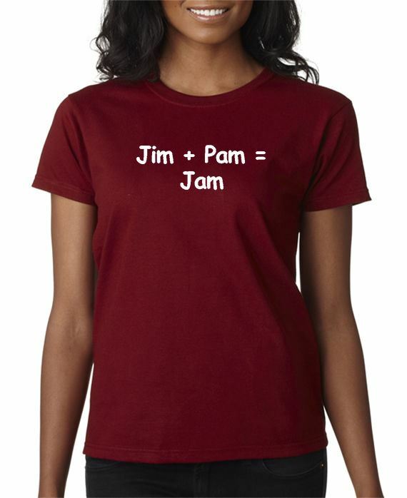 Jim + Pam = Jam T-shirt The Office TV 5 Colors S-3XL | eBay