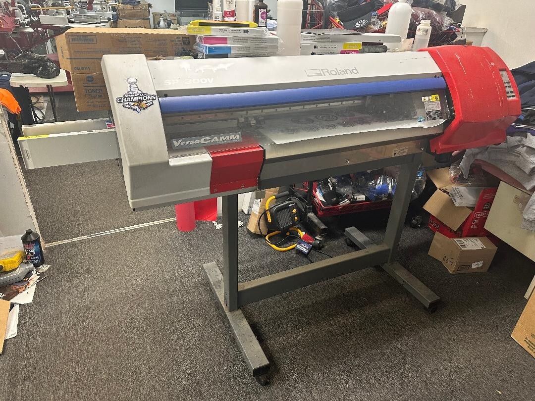 Roland Versacamm Sp-300v printer / cutter Vinyl Sticker printer and ...