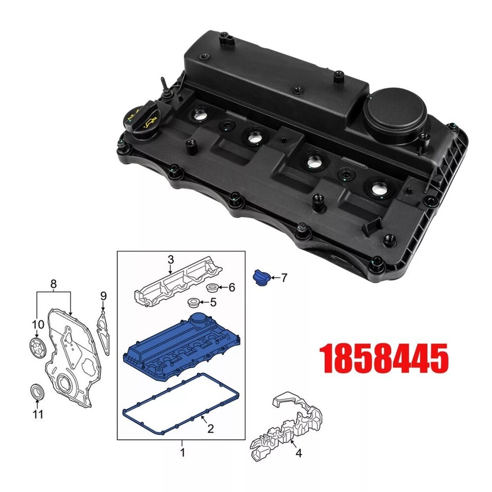 FOR FORD TRANSIT MK7 MK8 2.2 CUSTOM 2.2 TDCI ROCKER CAM COVER WITH ...