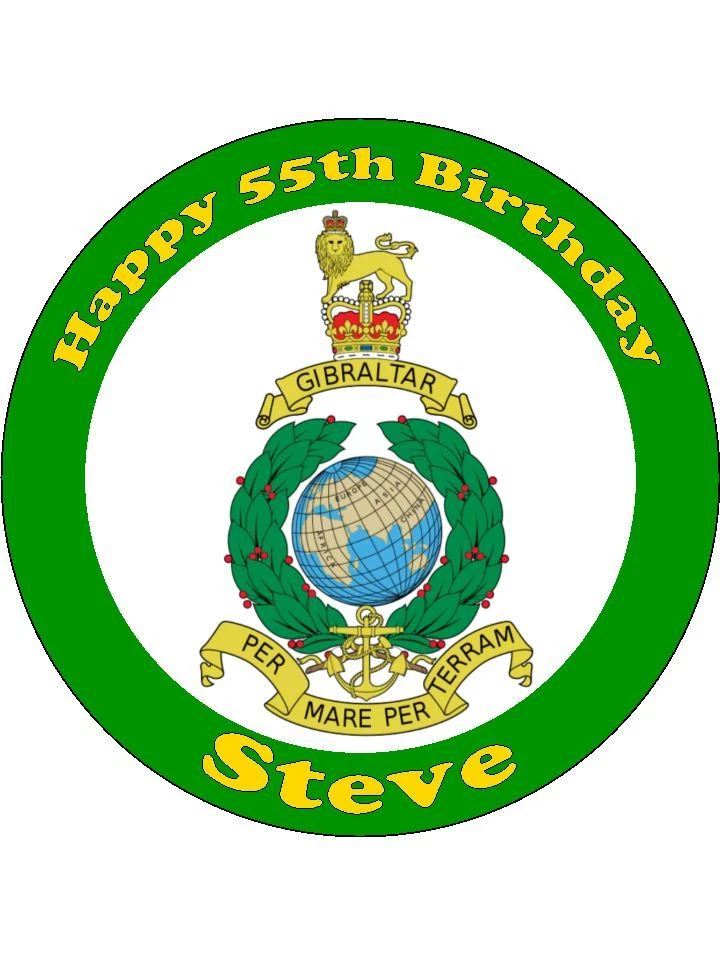 Royal Marines Cake Decorations | Shelly Lighting