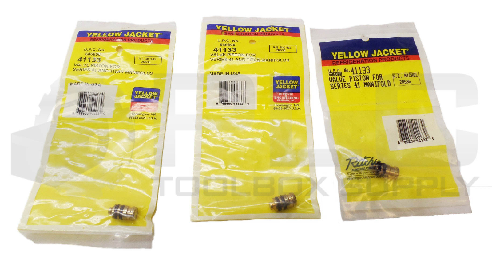 LOT OF 3 SEALED NEW YELLOW JACKET 41133 VALVE PISTON | eBay