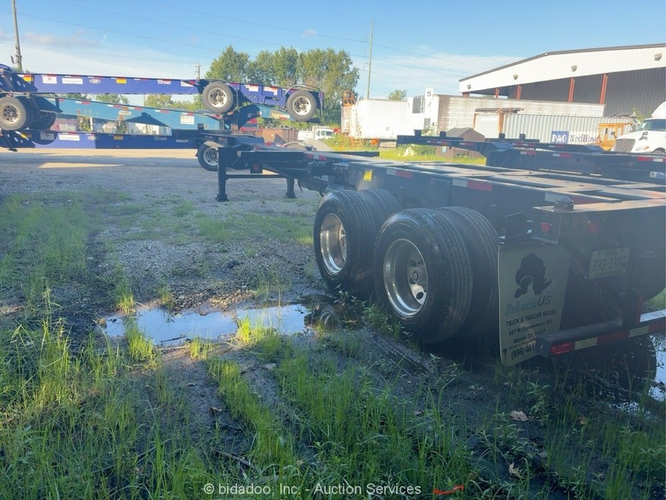 2023 DeLucio 31' T/A Intermodal Container Chassis Semi Truck Trailer ...