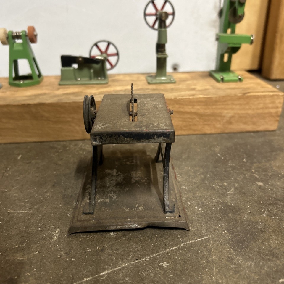 Steam Engine Toy Mill Hammer Grinder Table Saw Drill Press Used | eBay