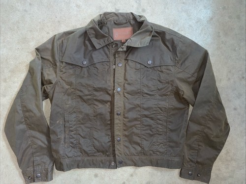 Vintage Outback Trading Company Wax Jacket Size L Plaid Lined ...