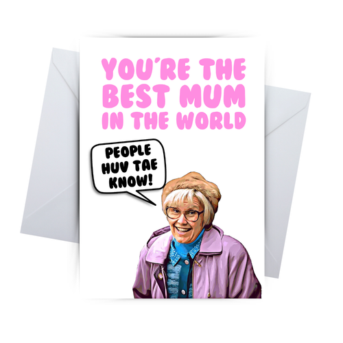 Funny mum birthday card still game Isa TV novelty joke hilarious ...