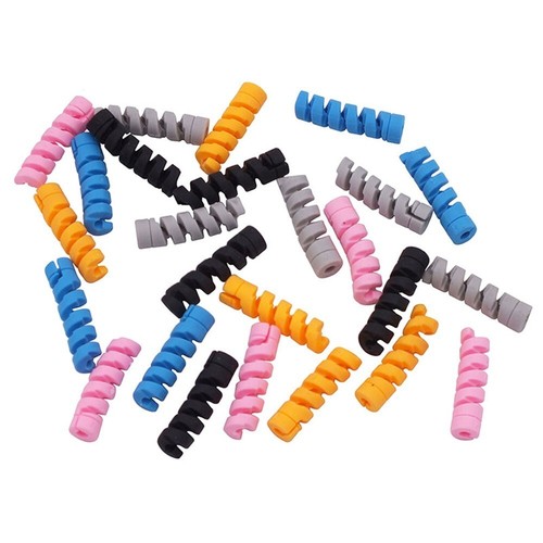 TPR Rubber Bike Cable Protective Sleeve Set of 5 Anti Friction and ...