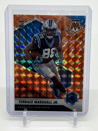 2021 Panini Mosaic Football Terrance Marshall Jr. Orange Reactive ...