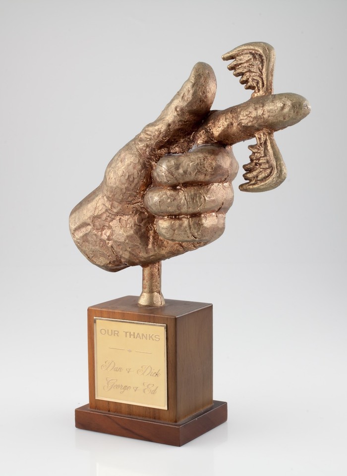 Fickle Finger of Fate Bronze Employee Award from "Rowan & Martin's ...