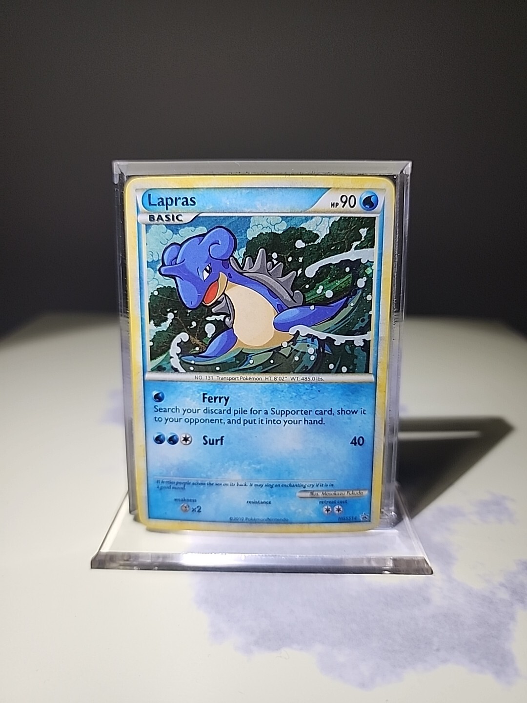 Pokémon TCG Lapras (HGSS Promo 14) Undaunted HGSS14 Regular Promo Promo ...
