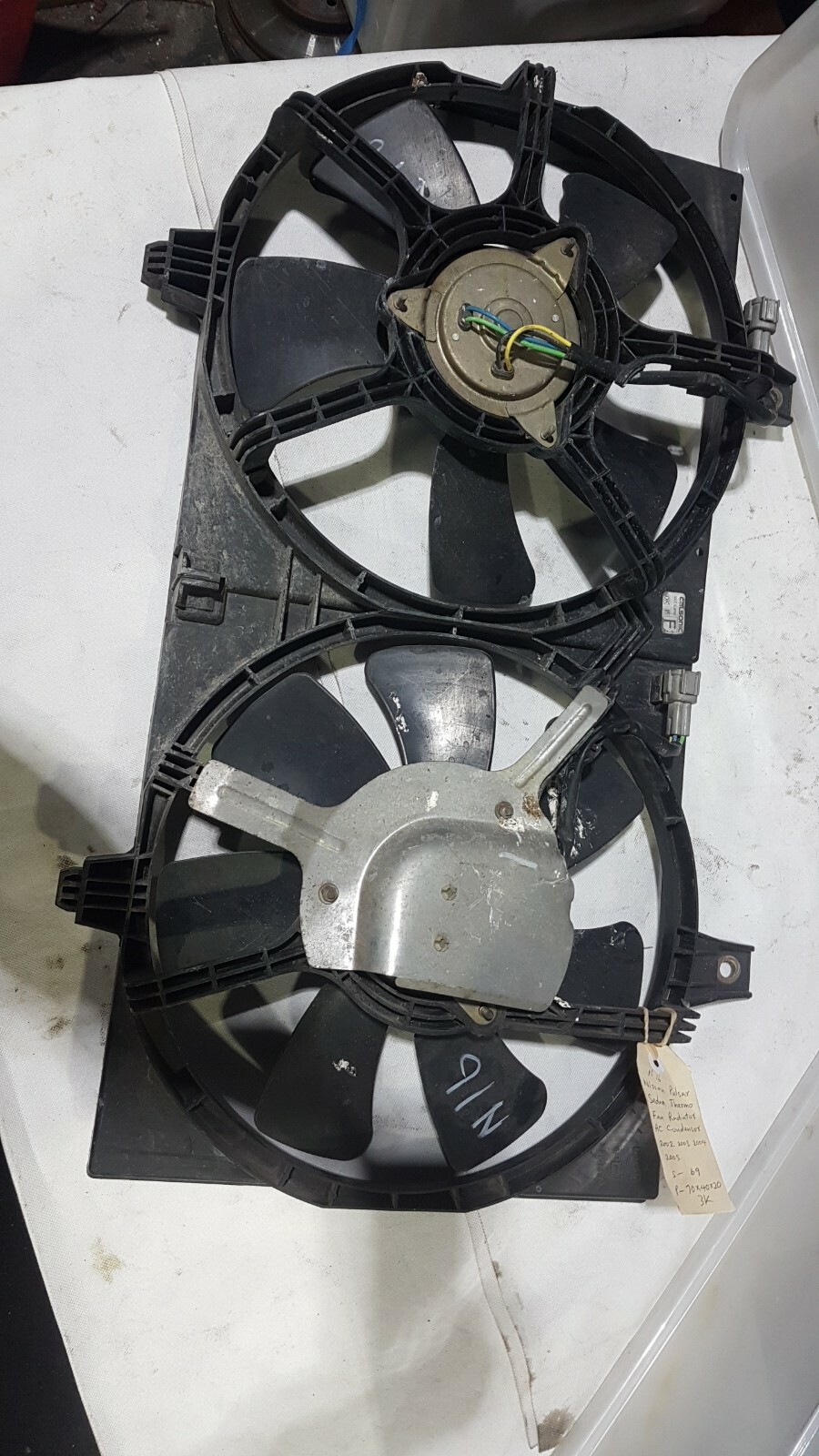 NISSAN PULSAR N16 SEDAN THERMO FAN RADIATOR AC CONDENSOR 2002 2003 2004 ...