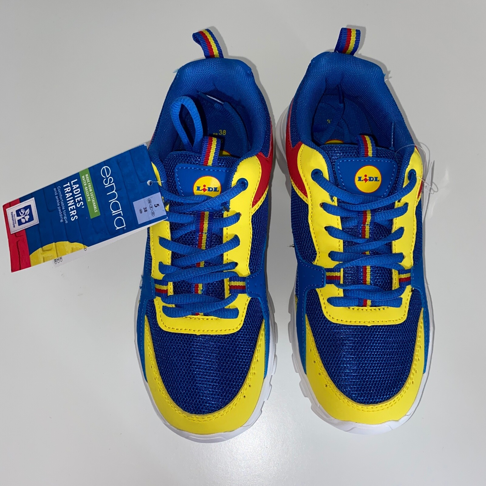 LIDL Womens Trainers Size 5 UK 38 EU Limited Edition New BNWT 2021 Fun ...
