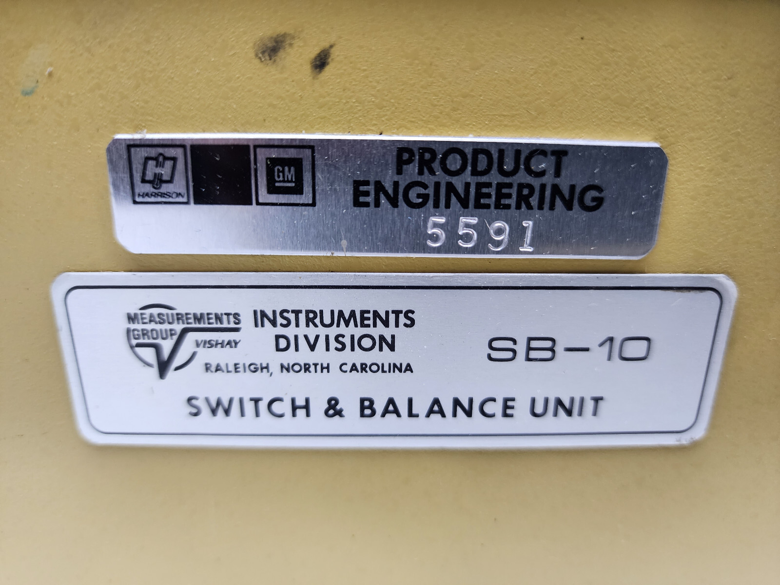 Vishay Measurements SB-10 Switch & Balance Unit | eBay