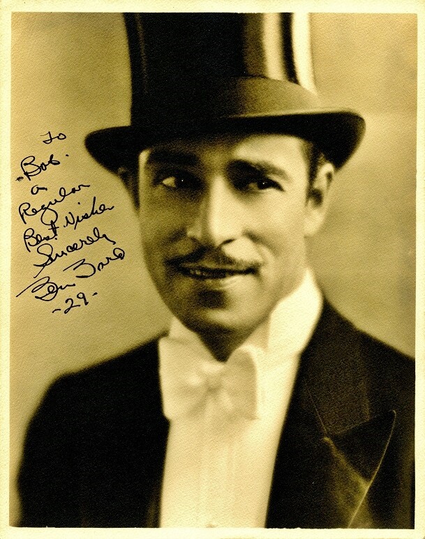 Dashing Vintage BEN BARD Signed Photo - 1929 | eBay