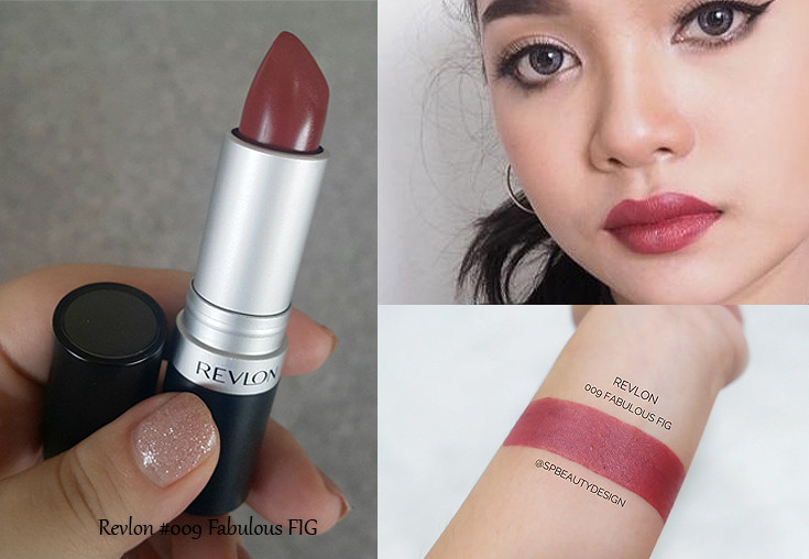 Revlon Matte Lipstick Swatch Fig