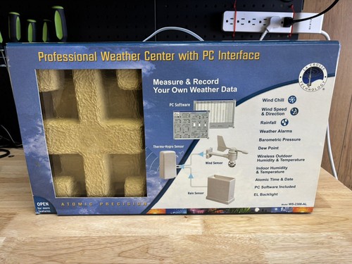 Professional Weather Center with PC Interface - Untested | eBay