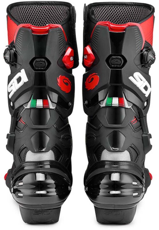 Sidi Vertigo 2 Sports Race Track Motorcycle Motorbike Boots - Black/Red ...