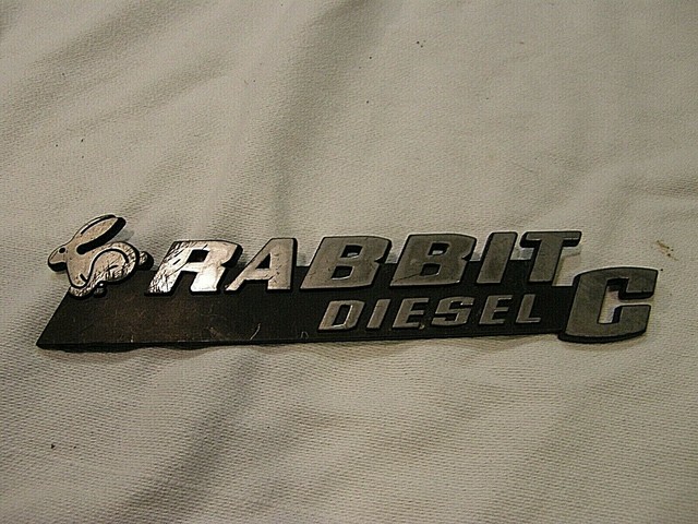 VW Volkswagen Mk1 Rabbit GTI Hatch Badge Emblem for sale online | eBay