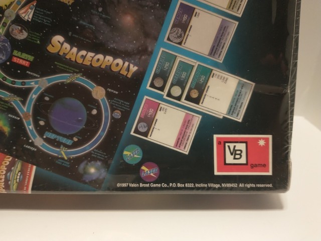Spaceopoly Mission to Mars Board GAME 1997 Space Age Real Estate 100 ...