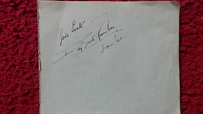 JACK PAYNE BAND SINGER BILLY SCOTT-COOMBER AUTOGRAPH | eBay