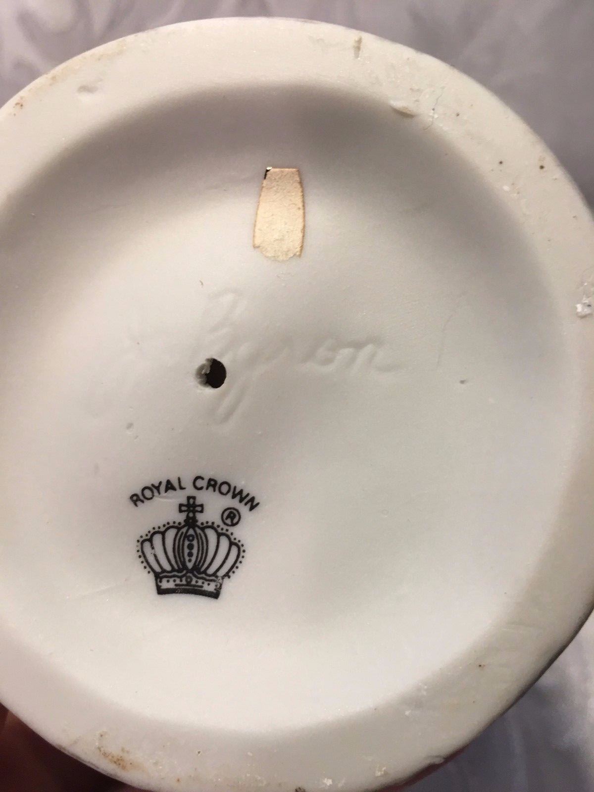 Vintage Signed J Byron Royal Crown Painted Porcelain Eagle Bird | eBay