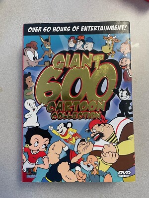 Giant 600 Cartoon Collection (DVD, 2008, 12-Disc Set) 826831070483| eBay