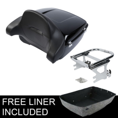 King Trunk Backrest Mounting Rack Fit For Harley Touring Road King 97 ...