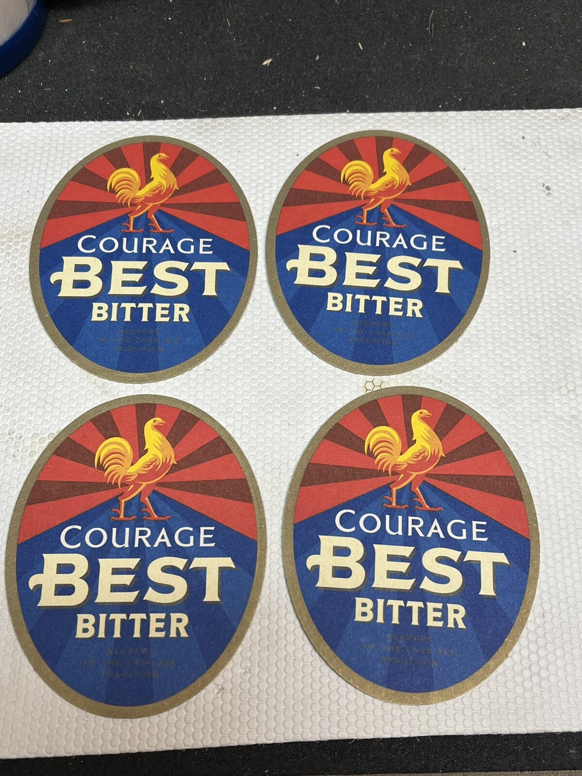 Lot Of 4 NOS Courage Best Bitter Beer Coaster Lot Breweriana | eBay