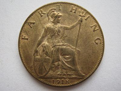 1918 George V Farthing, UNC. | eBay UK